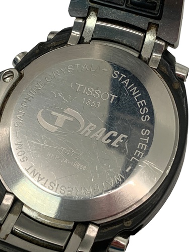 TISSOT T472 Talla 20 45 mm Cristal de Zafiro Cuarzo Caucho